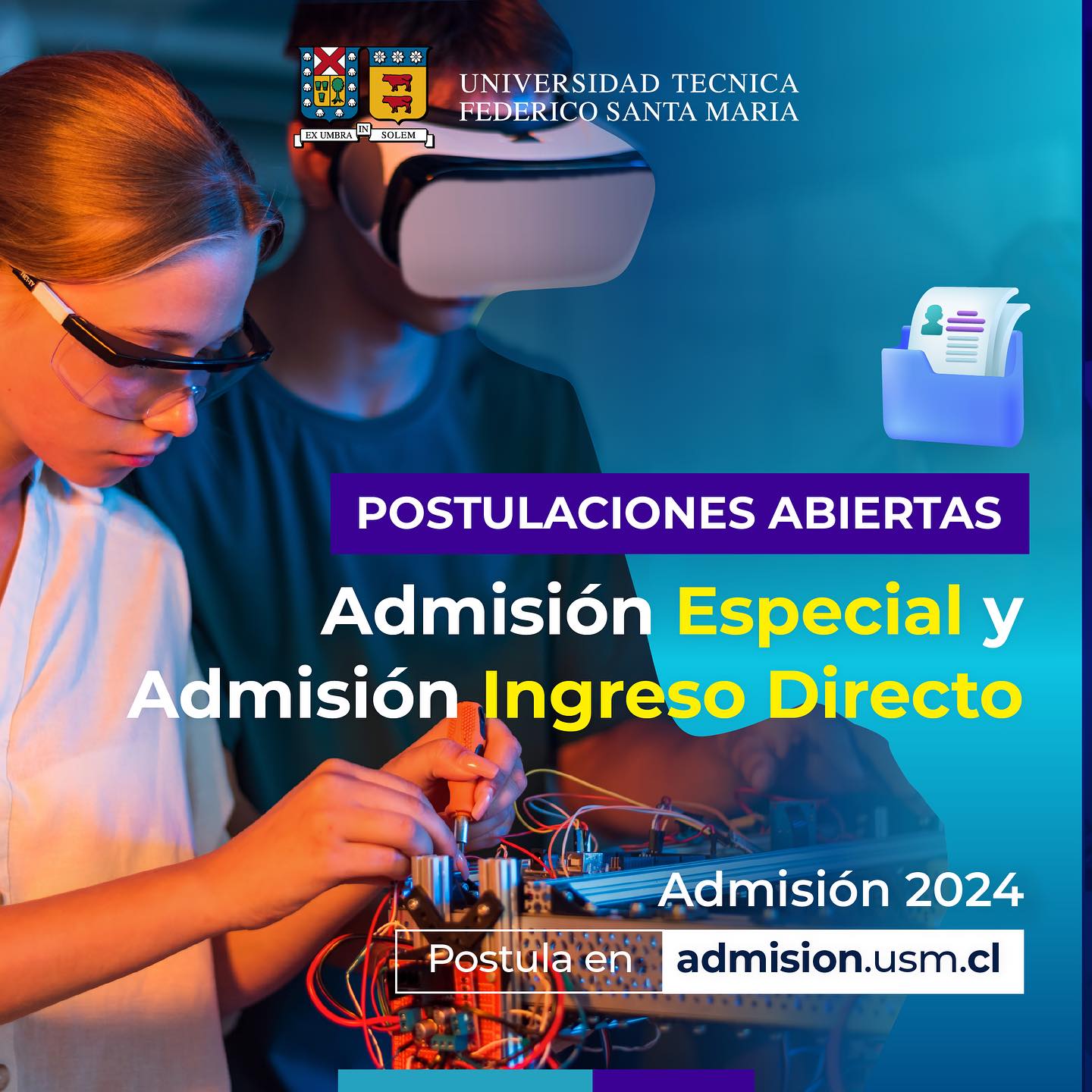 Admisión Especial USM 2023 ¡Postulaciones Abiertas! - Departamento de Industrias